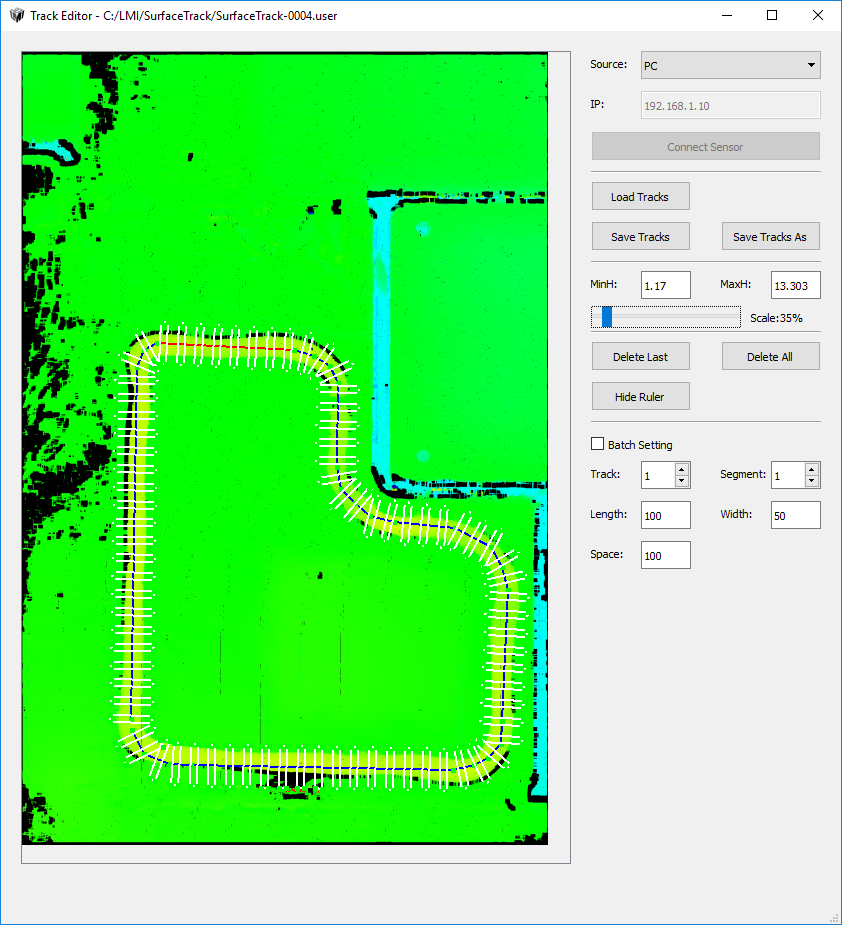 Using the Track Editor